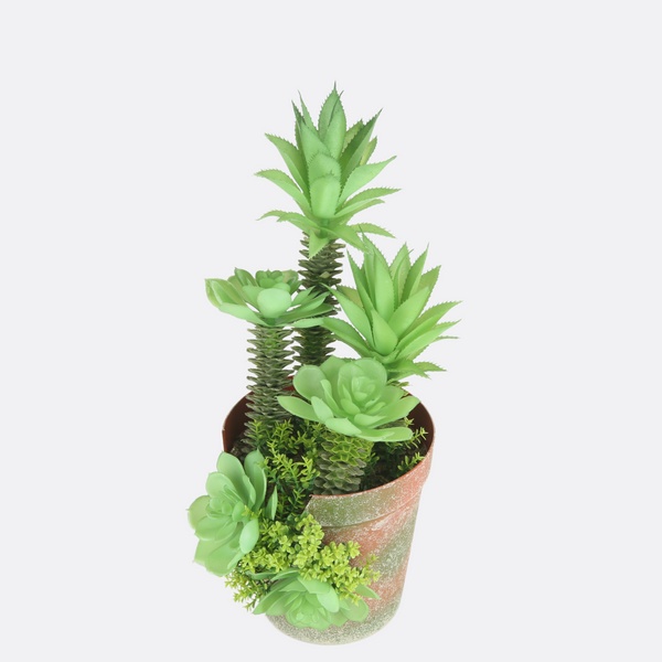 Island Planter With Ceramic Pot - Homeobsession