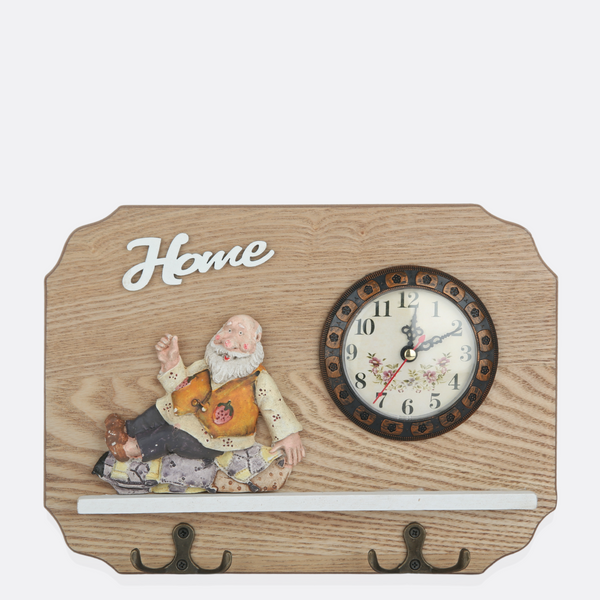 Uncle Key Holder With Clock - Homeobsession