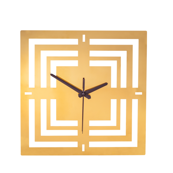 Aureate Square Metal Wall Clock - Homeobsession